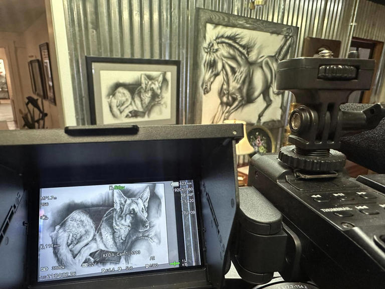 ‘An answer to prayer’: Amarillo artist proud to share her love of art ...