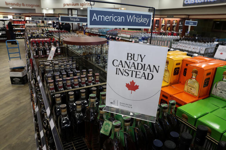 Tapped out: Canada kicks American booze as US alcohol sales plunge by 66% amid tariff war