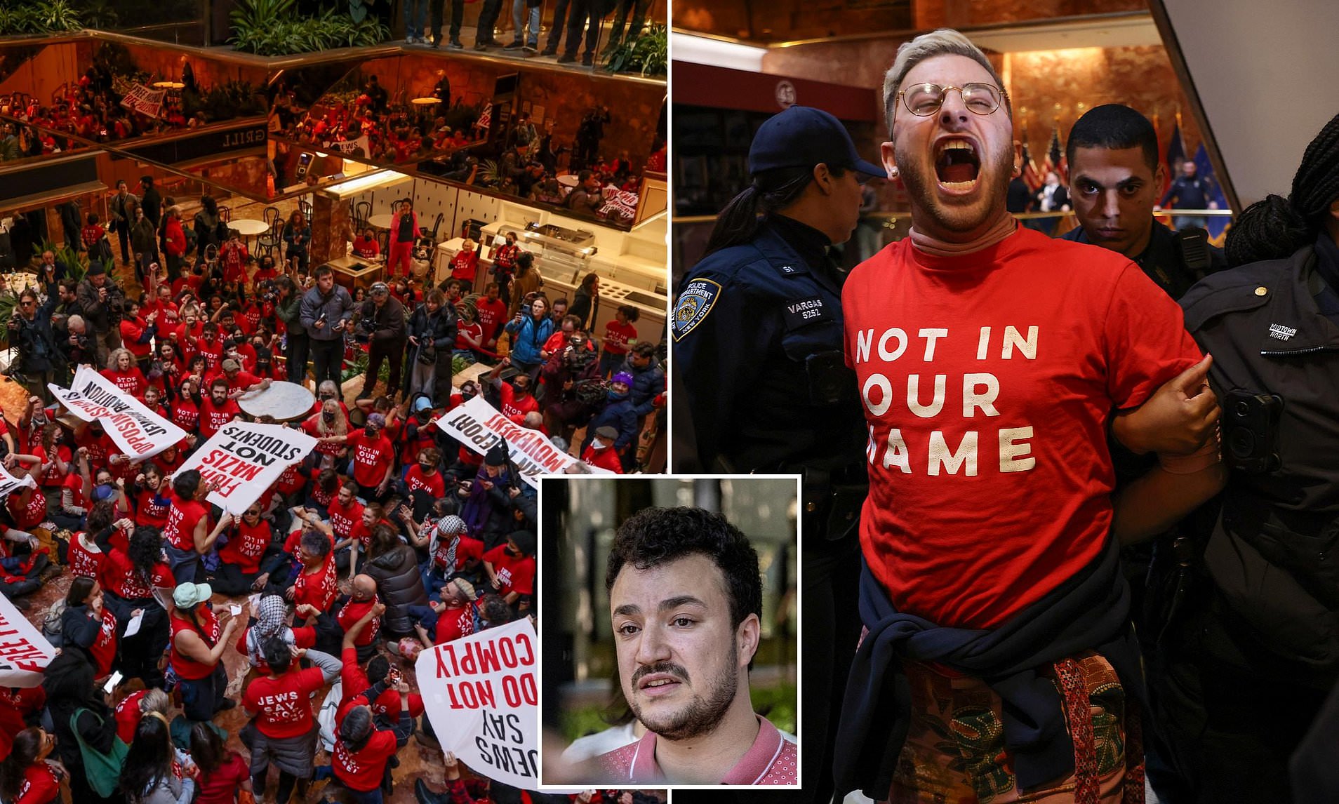 Chaos at Trump Tower as furious protesters descend on building
