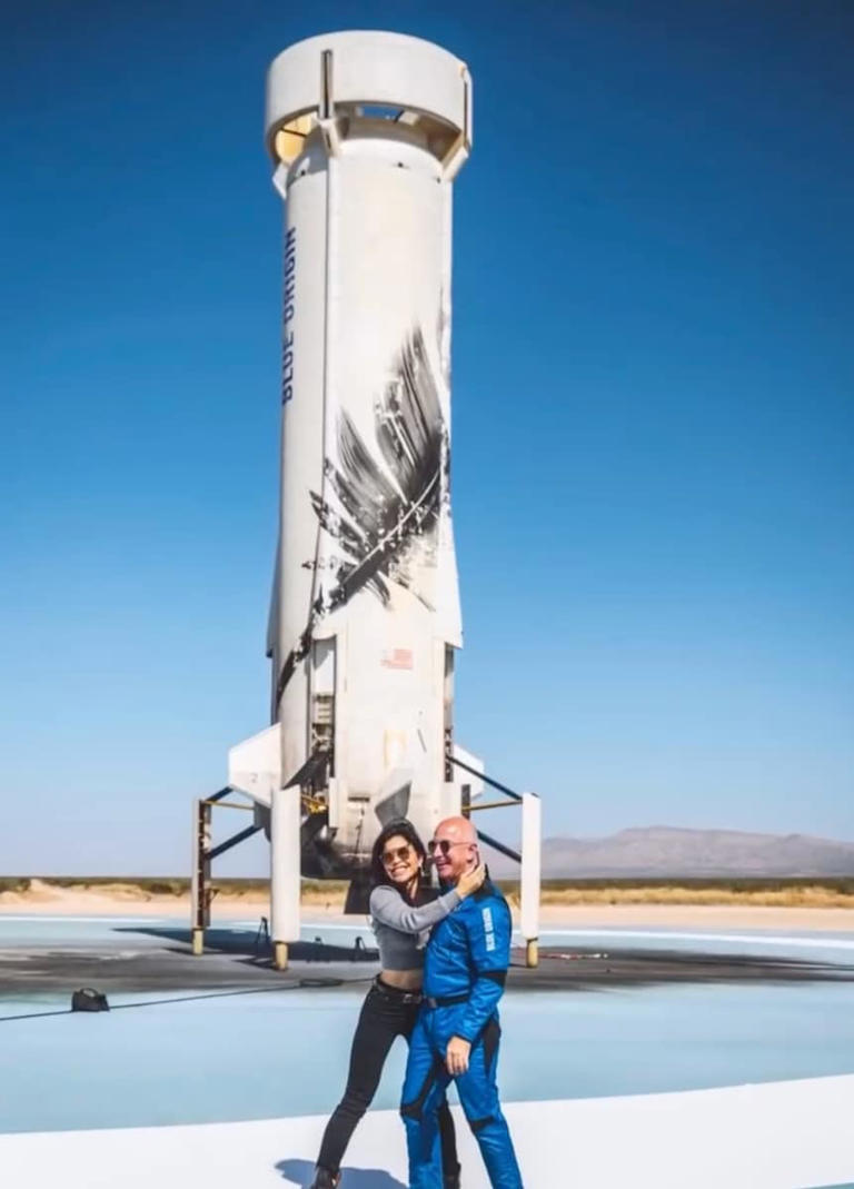 Lauren Sanchez shares behind-the-scenes look at Blue Origin space ...