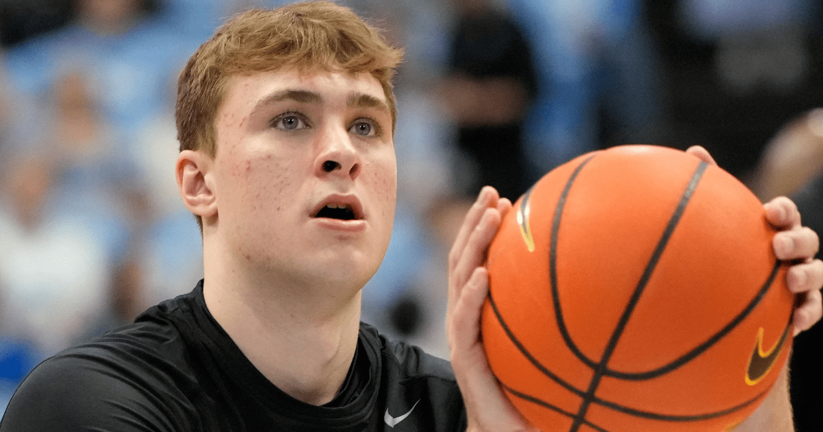 Cooper Flagg injury update: Duke star leaves, spotted in wheelchair ...