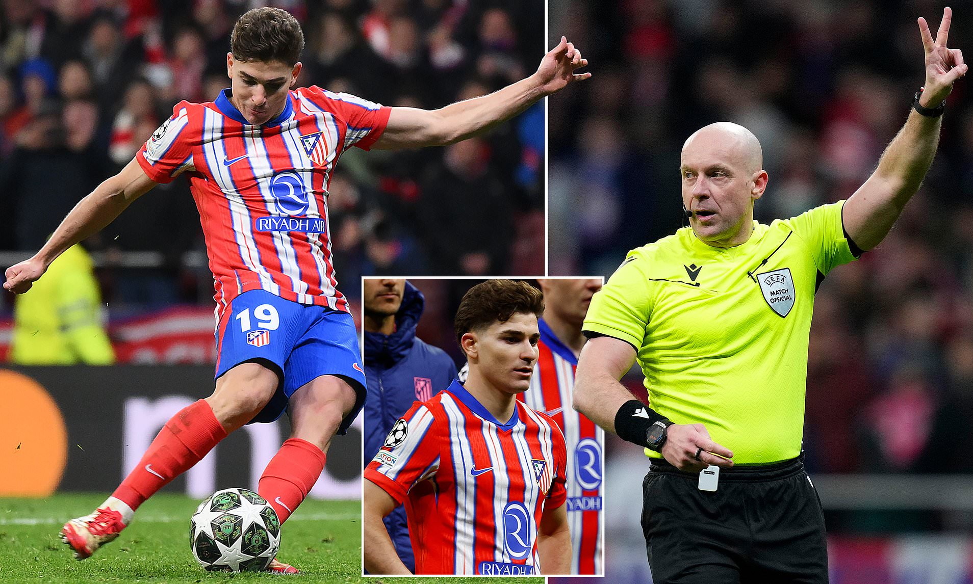 UEFA release statement after Julian Alvarez's double touch penalty was ...