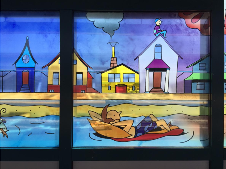 Rockaway subway riders enjoy new public art displays as MTA Arts and ...