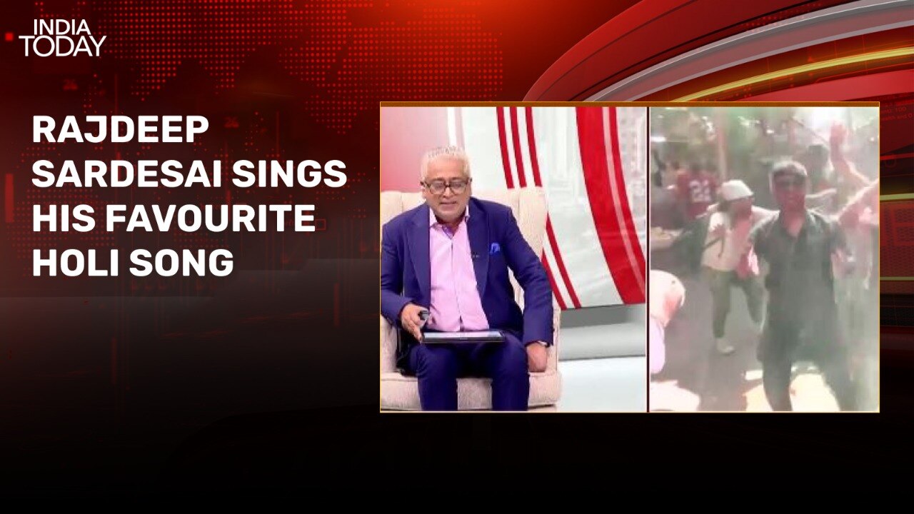 Holi 2025: Rajdeep Sardesai sings his favourite Holi song