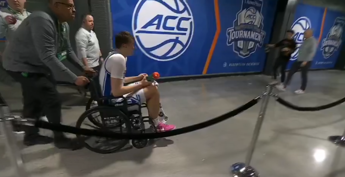 College Basketball Fans React To Cooper Flagg Wheelchair Photo