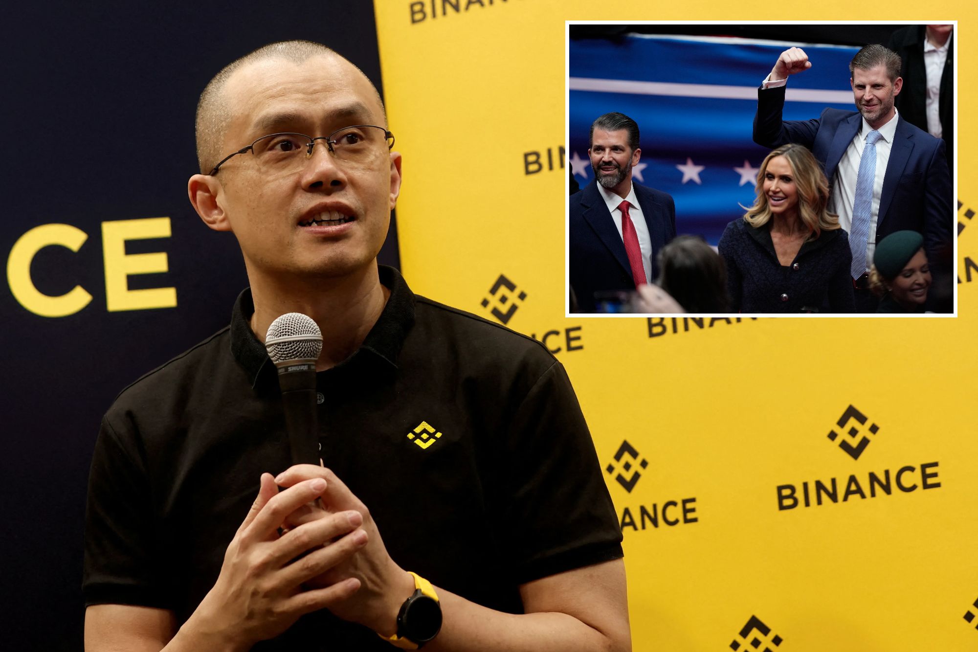 Trump family held deal talks with Binance as its billionaire crypto founder seeks pardon: report