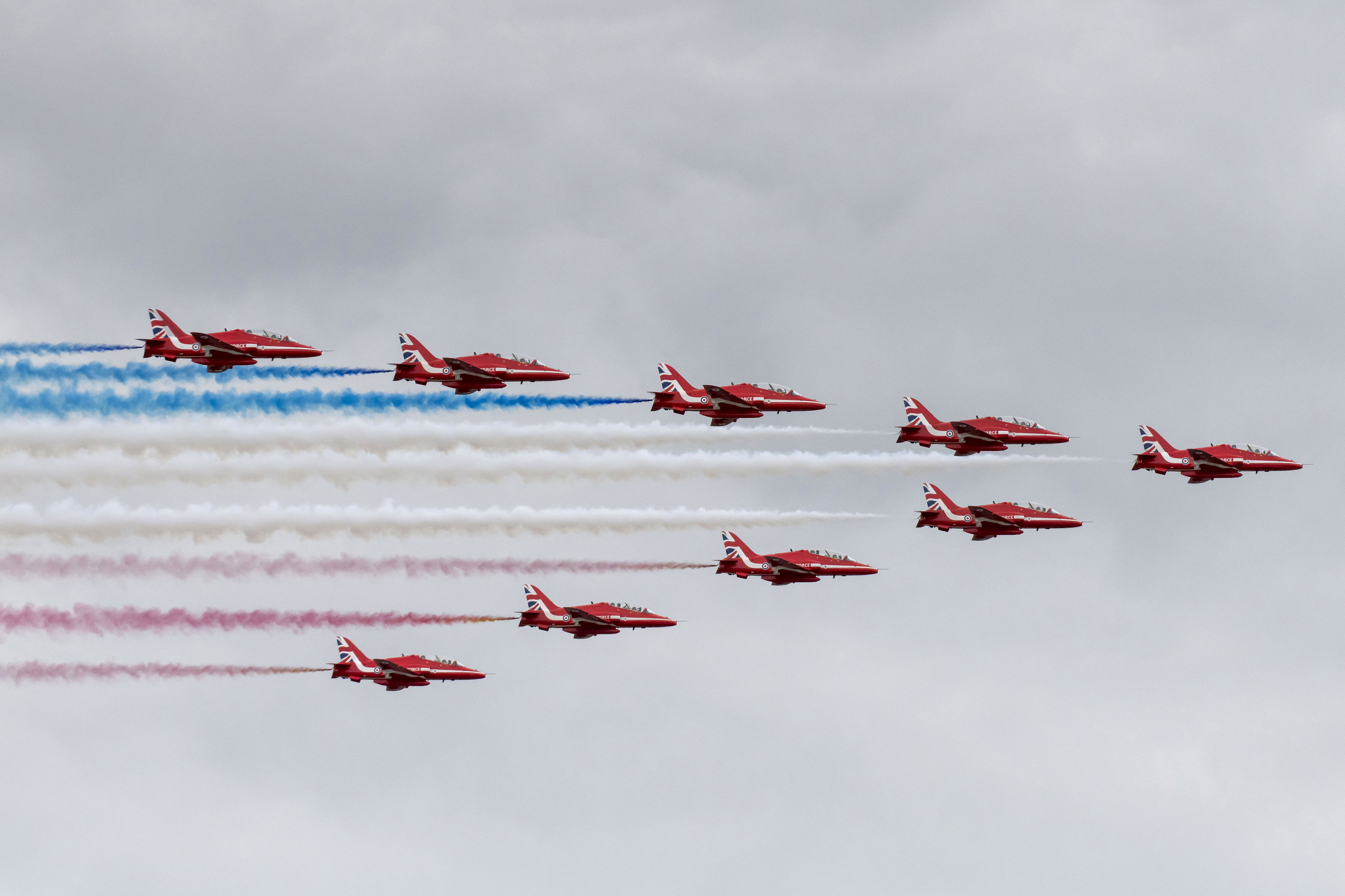Red Arrows to complete practice display over Lincolnshire on Friday ...