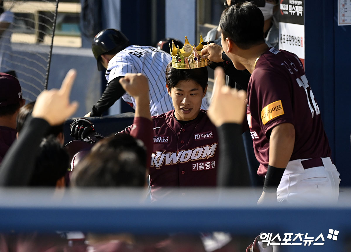 '송성문 선제 솔로포→정현우 4이닝 무실점'…키움, SSG 7-6 제압하고 시범경기 2연승