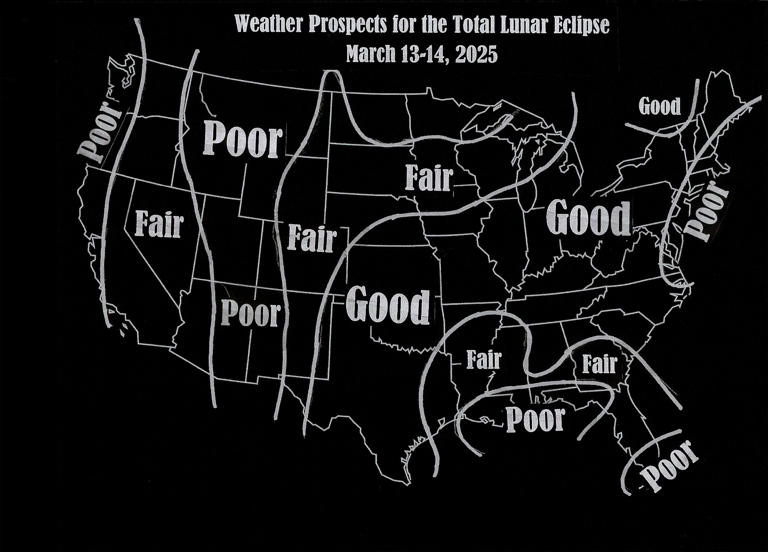 'Blood Worm Moon' US weather forecast: Best places to see tonight's ...