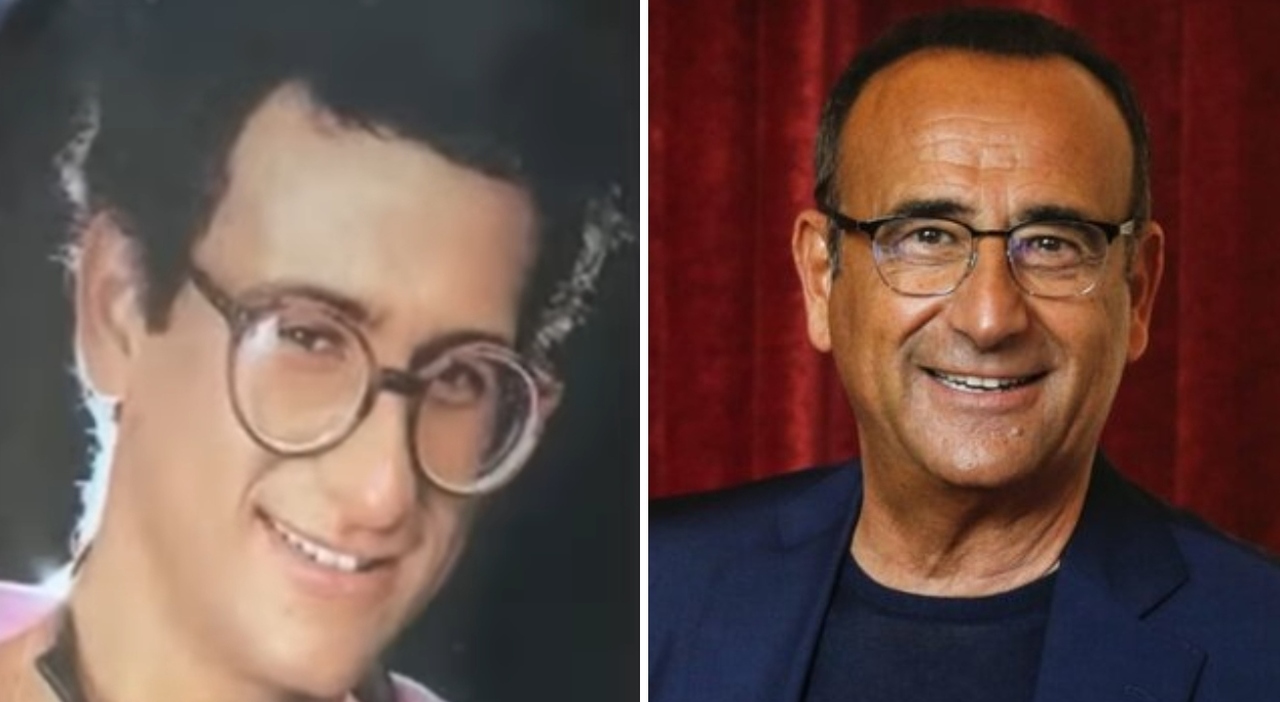 Carlo Conti compie 64 anni, dai capelli agli occhiali: come è cambiato ...