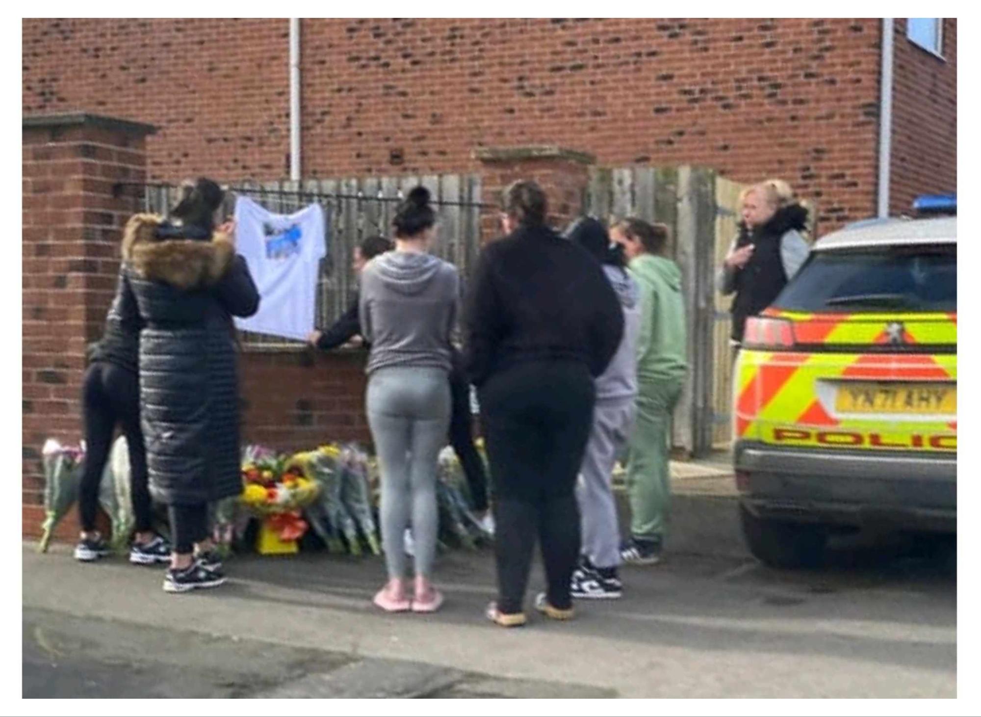 Floral tributes left at scene after tragedy of Doncaster man's death