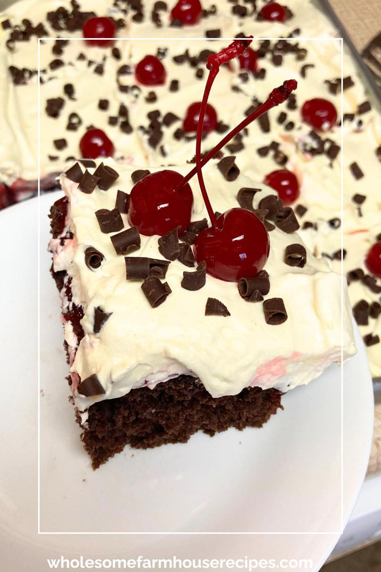 Black Forest cake recipe in a 9x13 pan – no fuss, all flavor