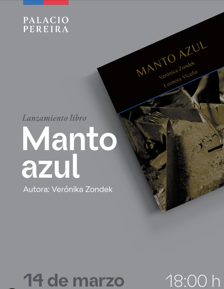 Lanzamiento del libro “Manto azul”