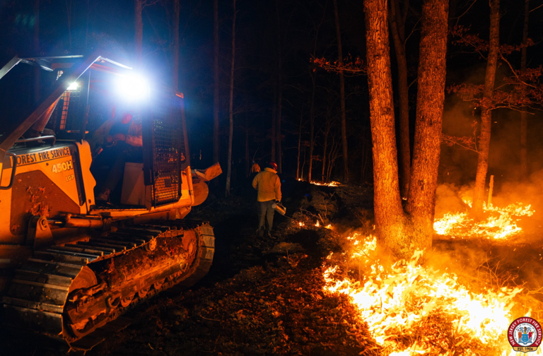 A Franklin Township wildfire has torched 191 acres. Here's where things ...