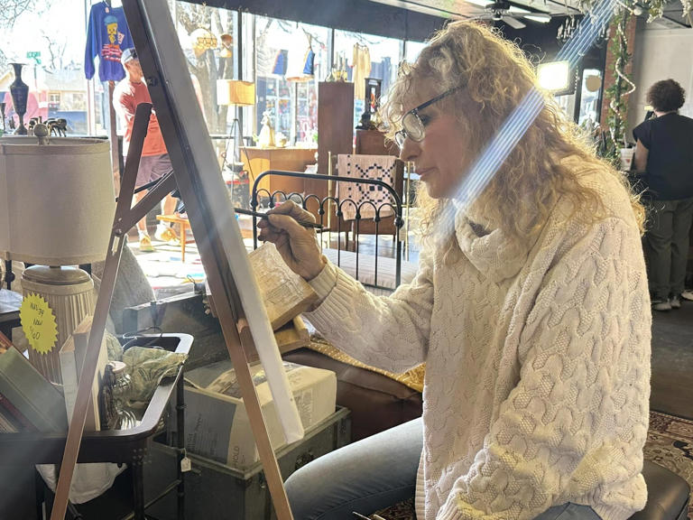 ‘An answer to prayer’: Amarillo artist proud to share her love of art ...