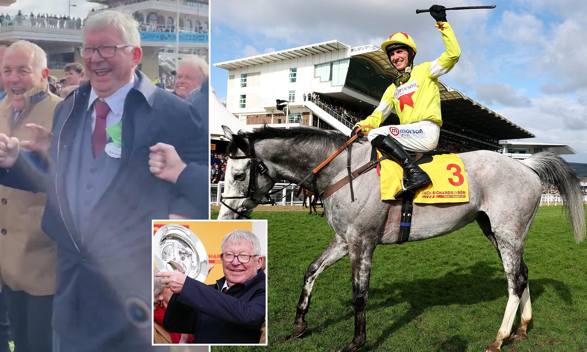 Sir Alex Ferguson can't hide his delight as the Man United legend's £ ...