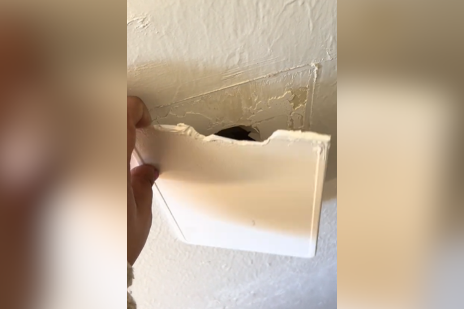 Horror as Woman Learns What Was Used To Cover Hole—'Landlord Special x 300'