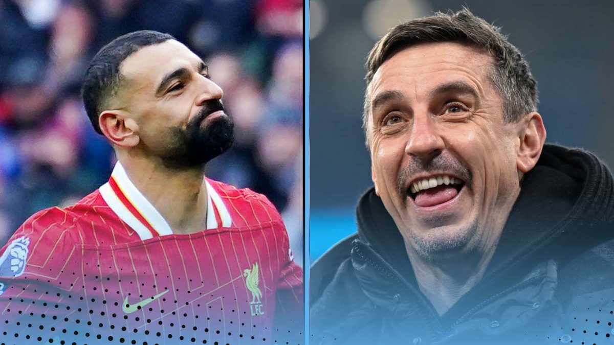 The 14 Premier League players Gary Neville rated above Salah in 2018