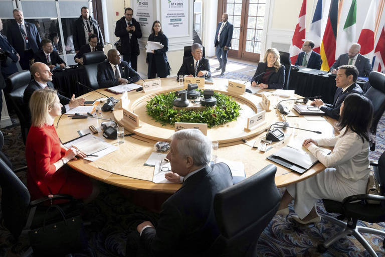 Top diplomats from G7 countries meet in Canada as Trump threatens more tariffs on US allies
