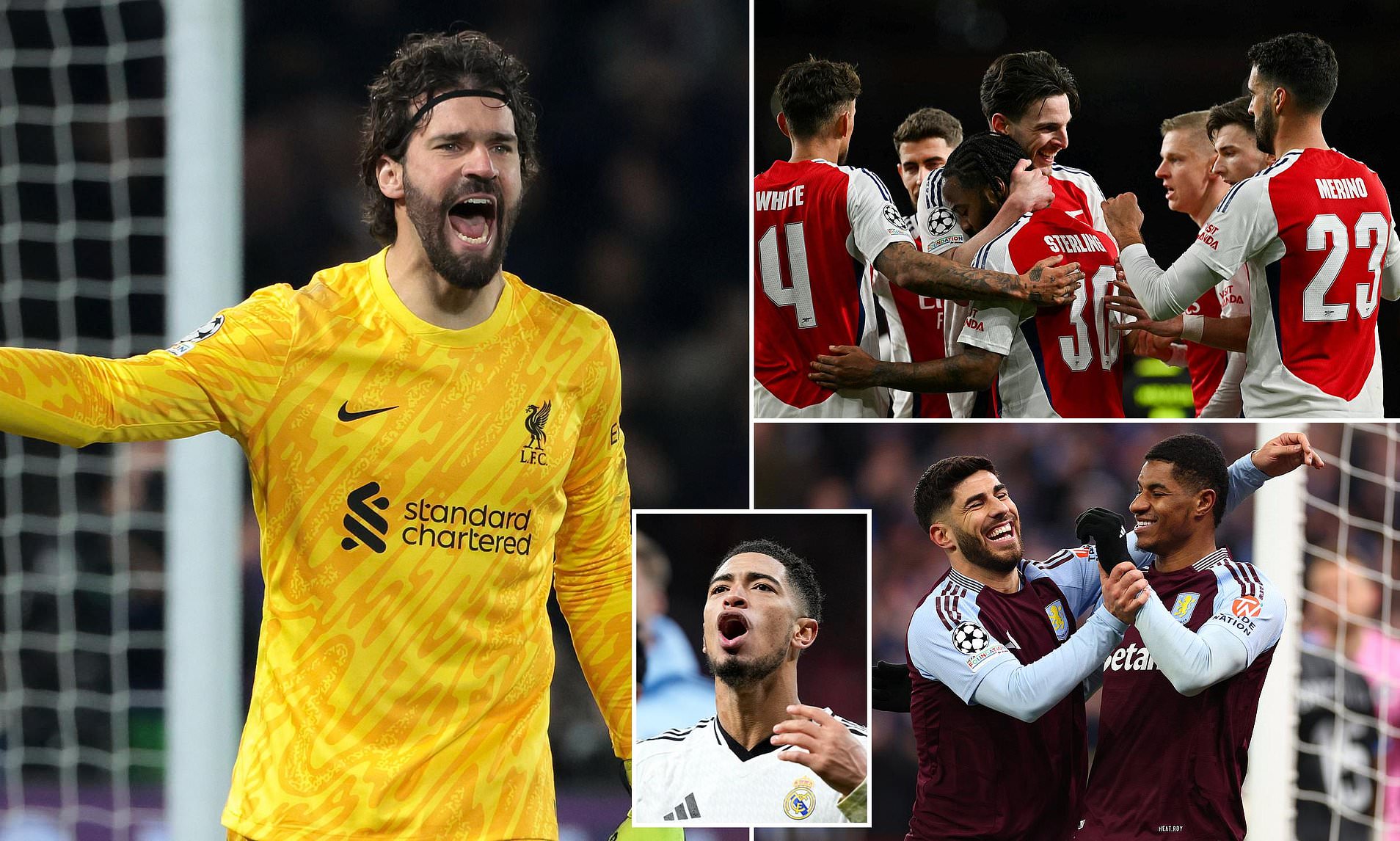 Alisson Becker's incredible display for Liverpool against PSG earns top ...