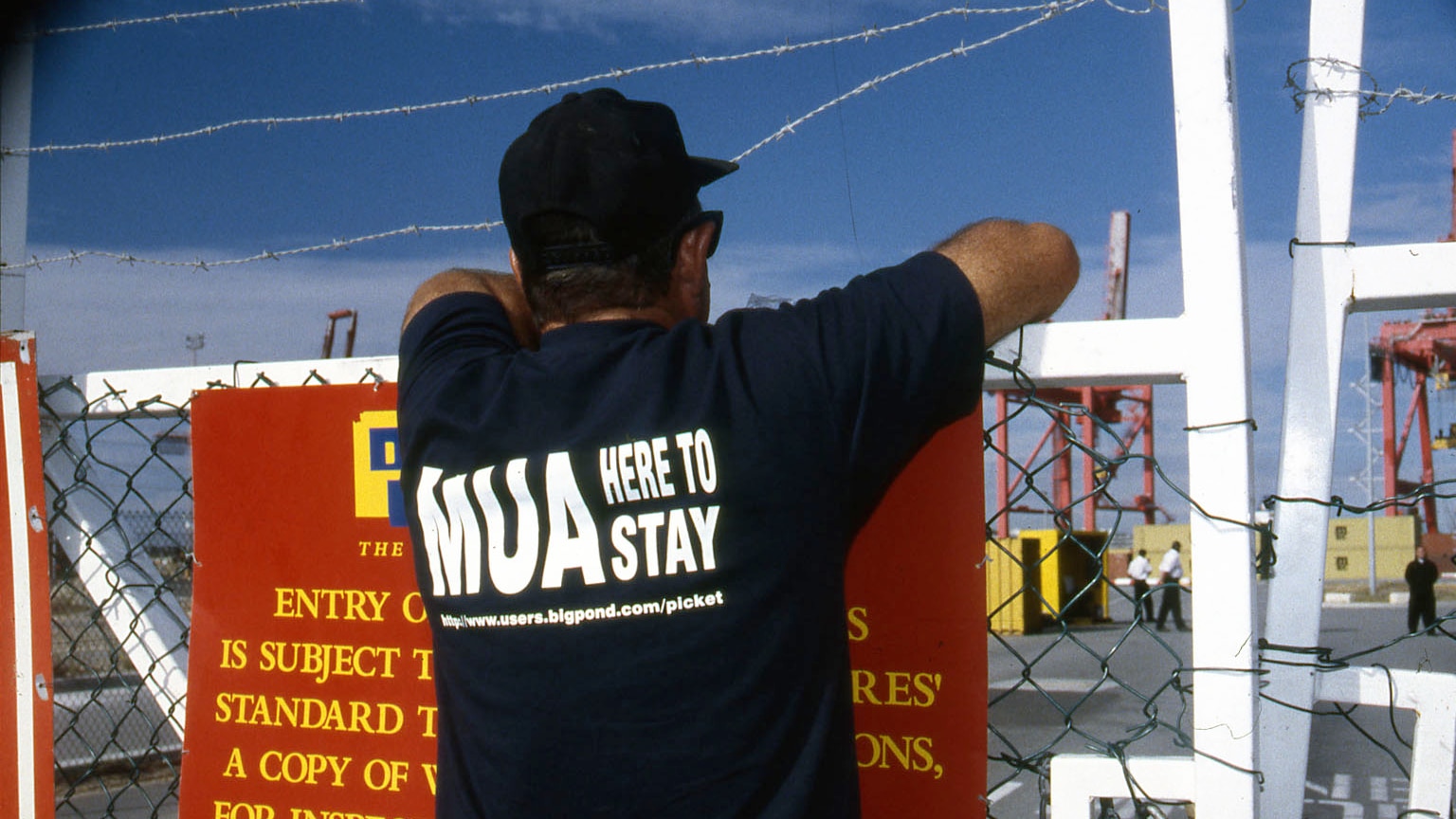 The waterfront dispute pitted workers against each other. Recruits from ...