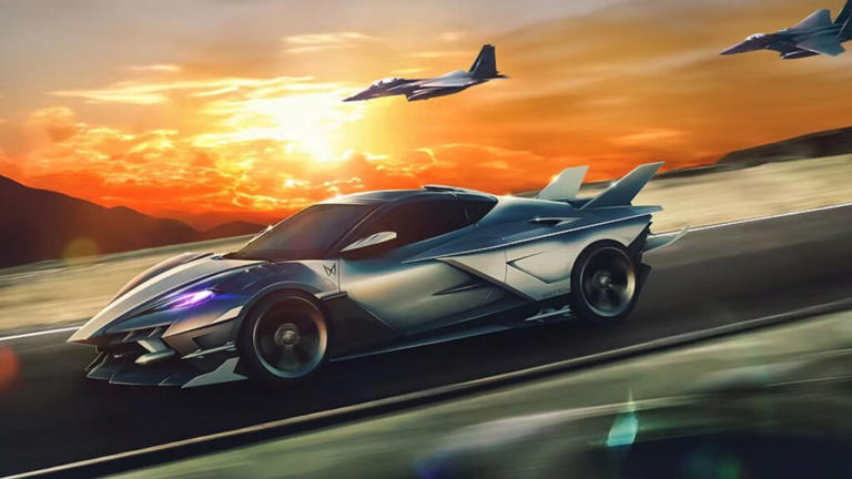 Limited-Run C8 Corvette Takes The Shape Of An F-18 Fighter Jet