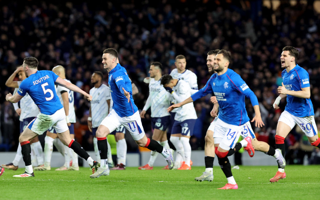 Rangers progress on penalties