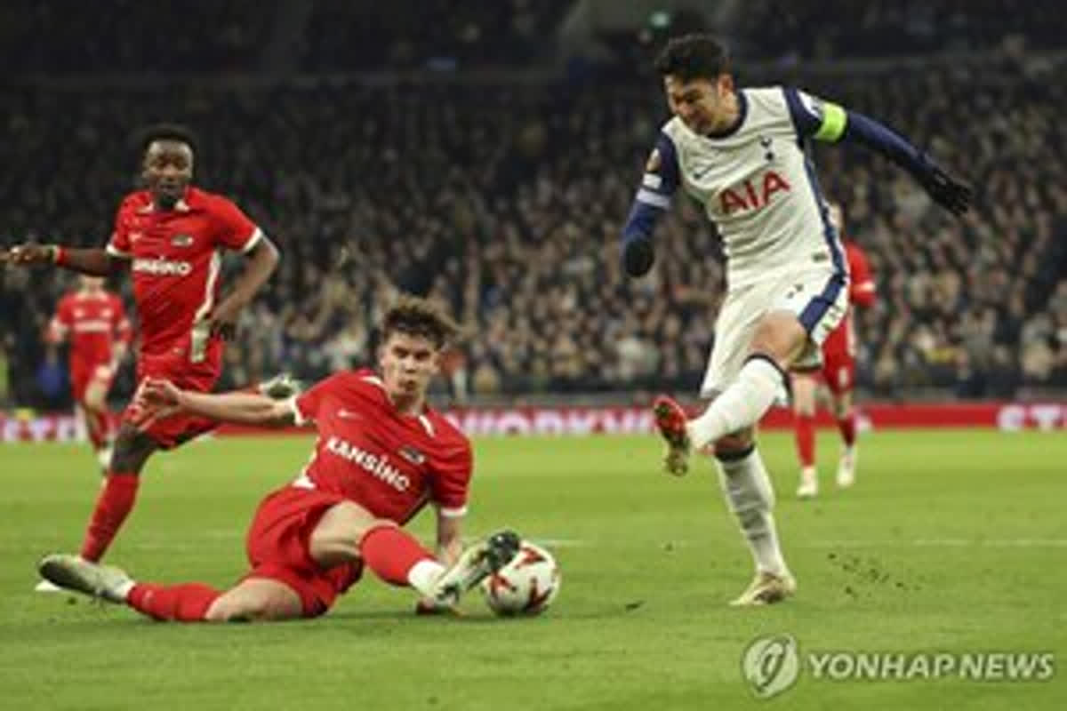 손흥민, UEFA 16강 2차전서 도움 기록