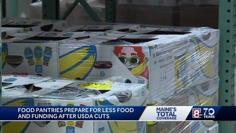 Maine food pantries brace for decrease in food and funds from USDA