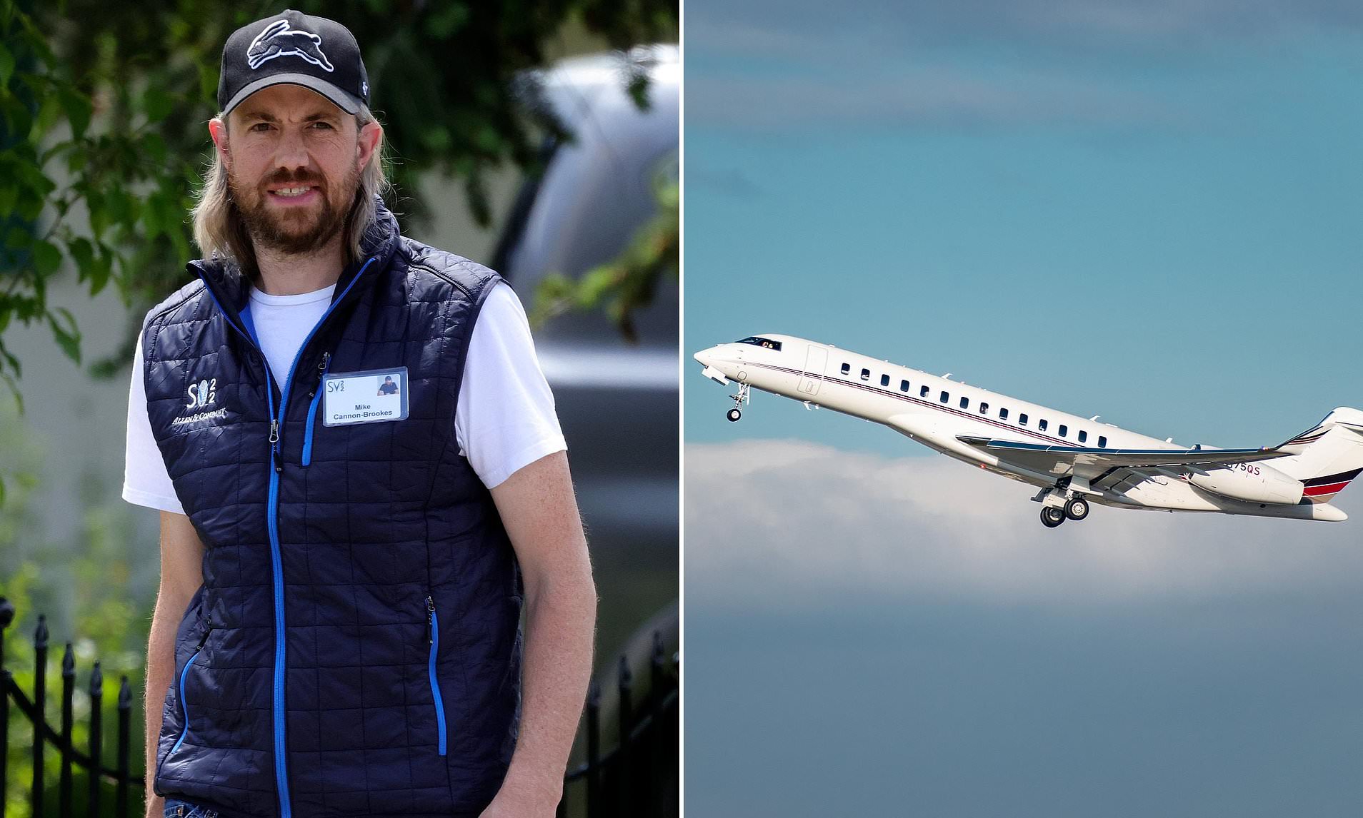 Michael Cannon-Brookes reveals surprise reason for buying private jet