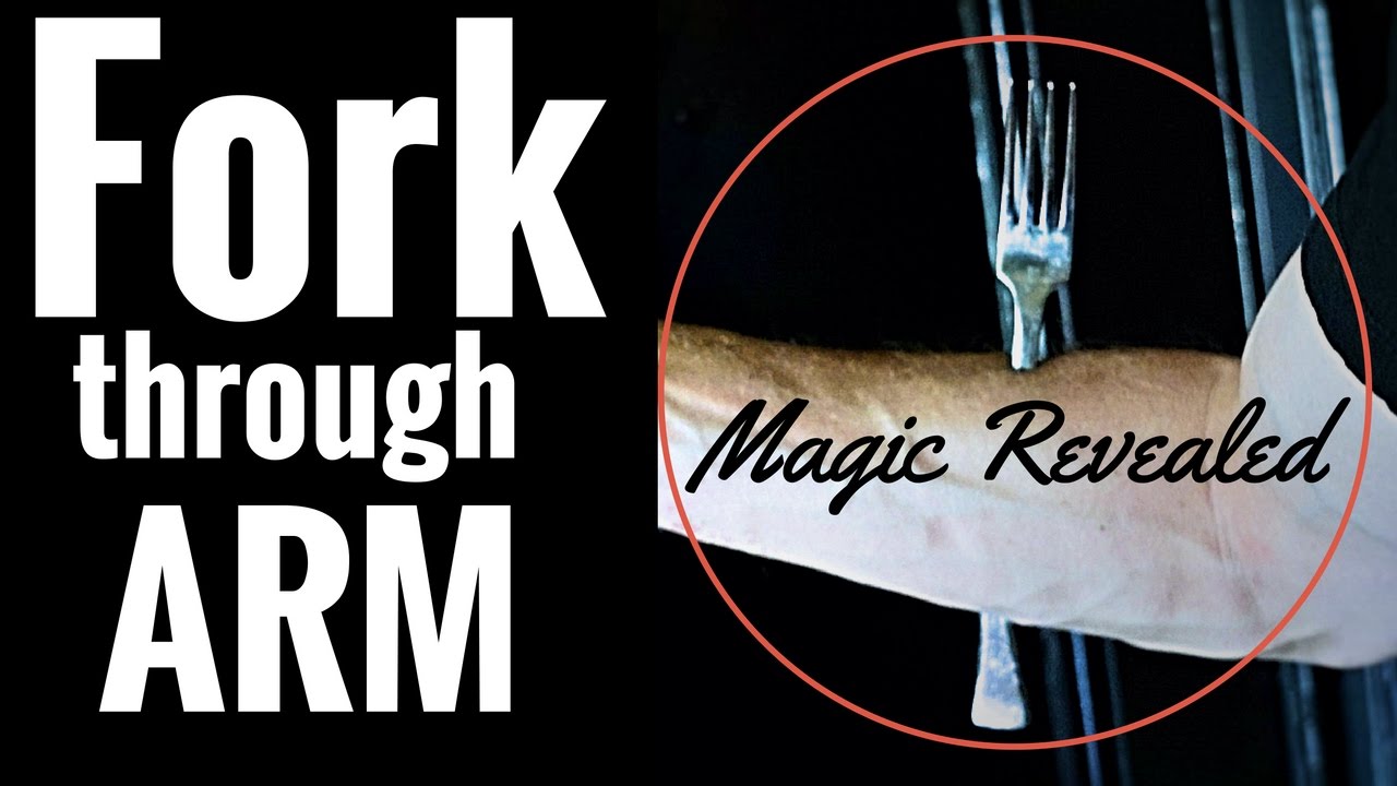 Learn the fork through arm trick to gross out friends