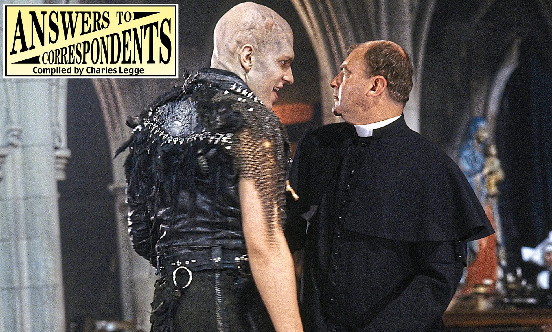 ANSWERS TO CORRESPONDENTS: Was Highlander's bad guy a real person?