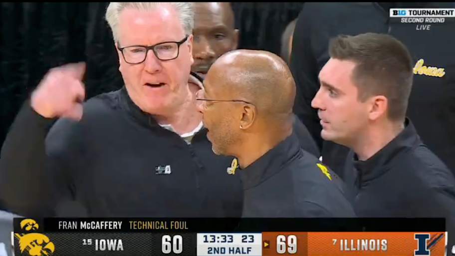Iowa Coach Fran McCaffrey Ejected After Back-to-Back Technicals at Big ...