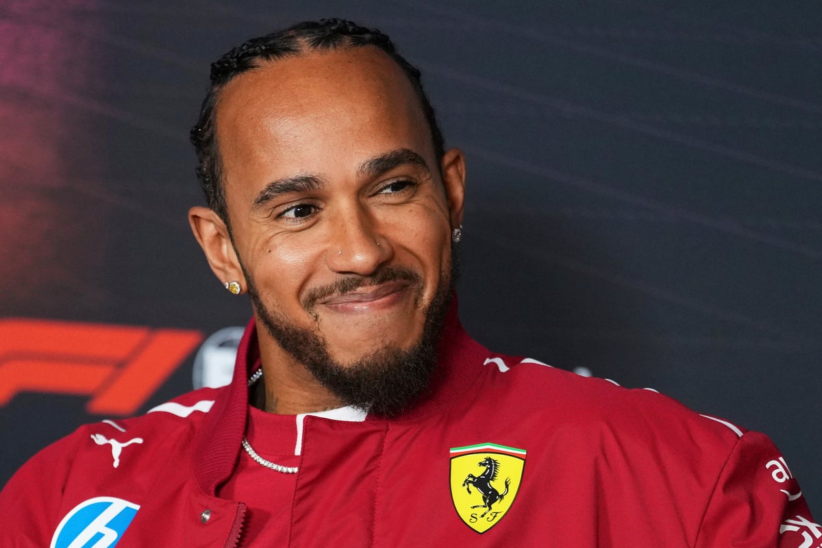 Lewis Hamilton ready to race for Ferrari for the first time in F1's ...