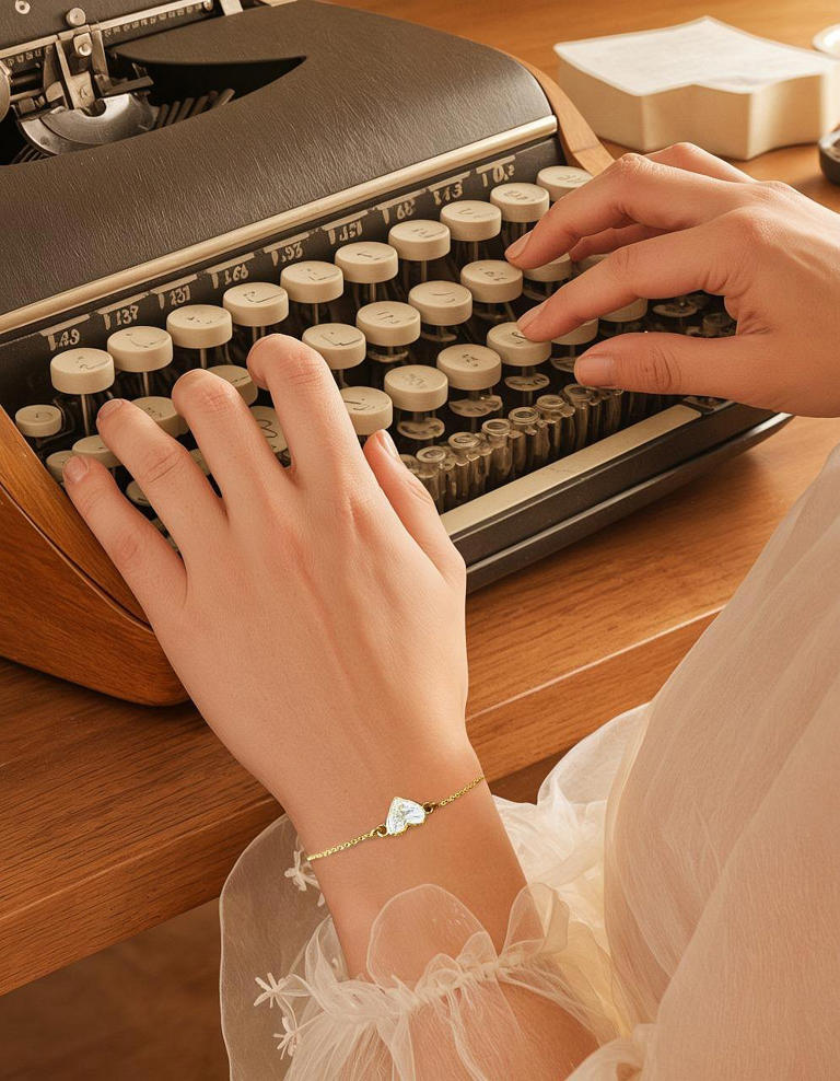 This dainty accessory edit draws from the classic game of cards