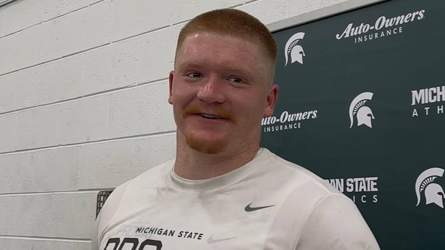 WATCH: Michigan State's Tanner Miller Speaks at Pro Day