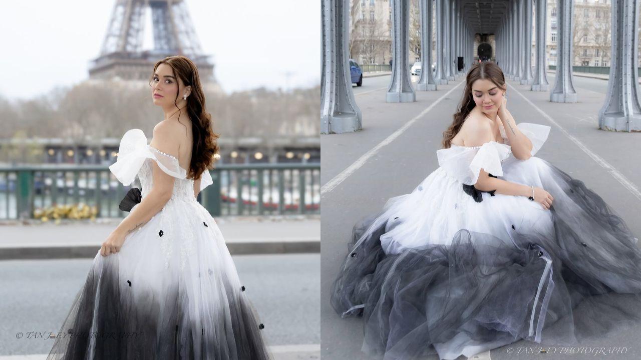 Nadine Samonte looks like royalty in Eiffel Tower photos in Paris
