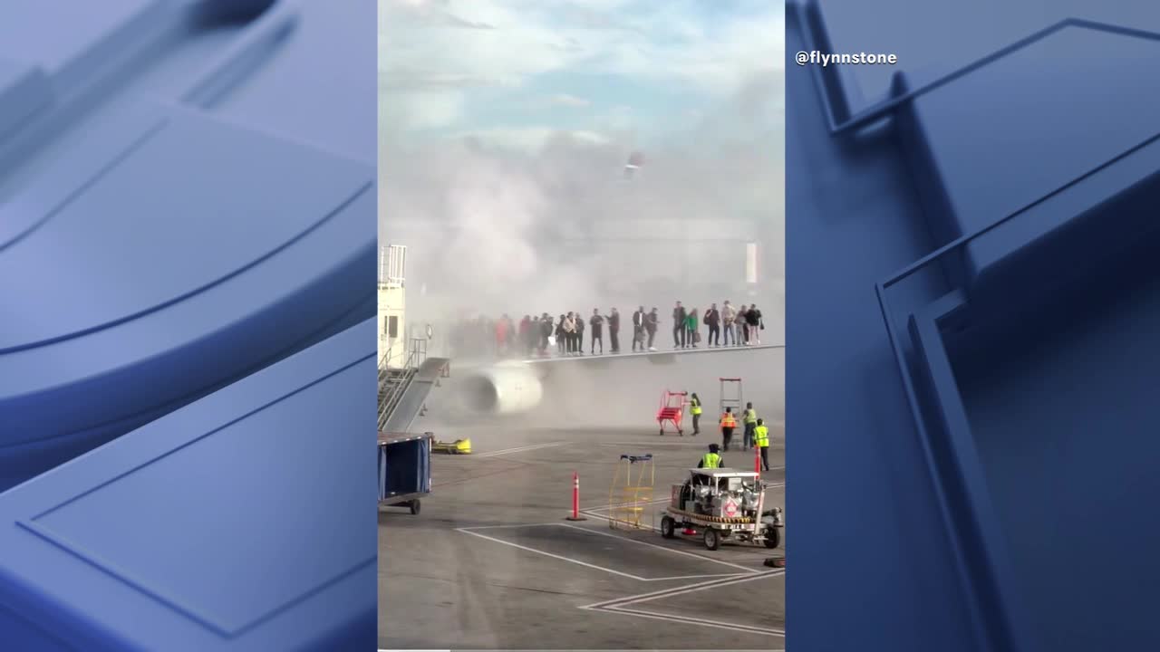 American Airlines flight to DFW catches fire at Denver International ...