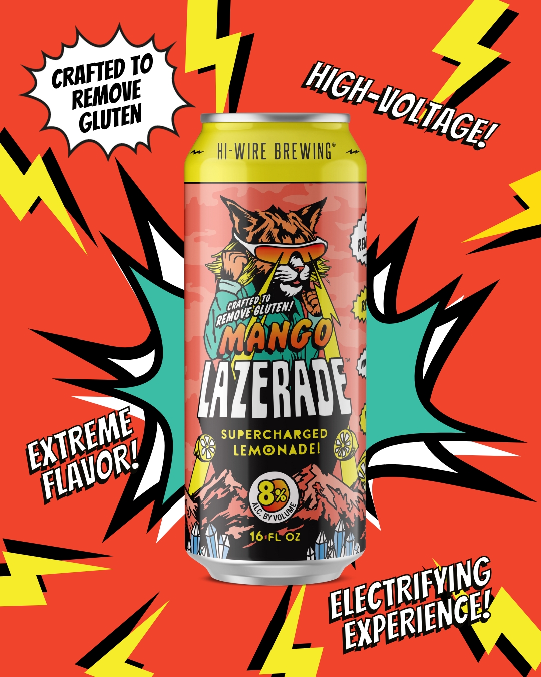 Hi-Wire Brewing Unleashes Mango Lazerade: A Supercharged, Gluten ...