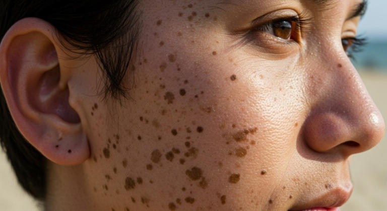 ¿Por qué aparecen manchas en la piel y no es por el sol y cómo tratarlas?