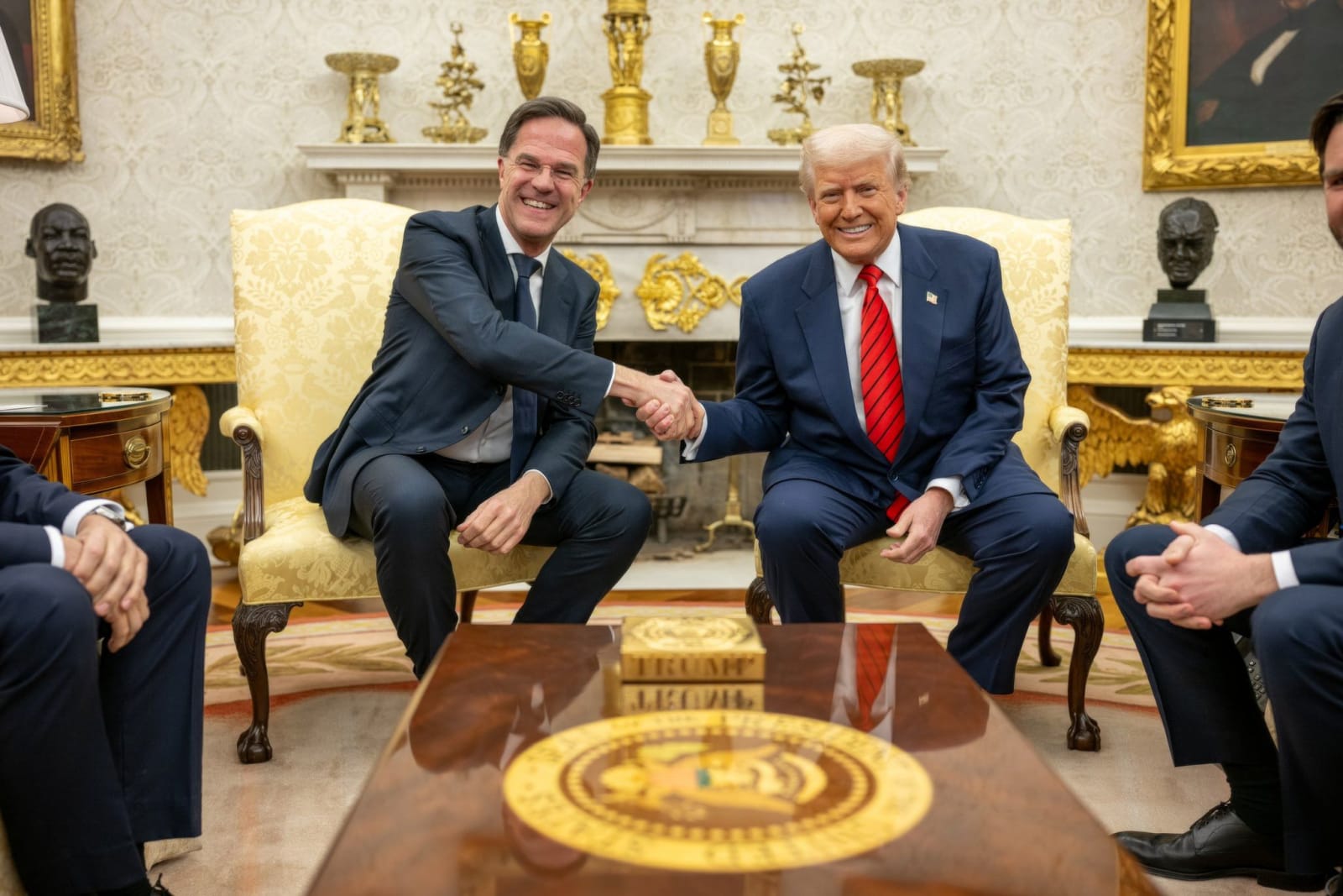 Trump pushes Greenland annexation at meeting with NATO chief Rutte