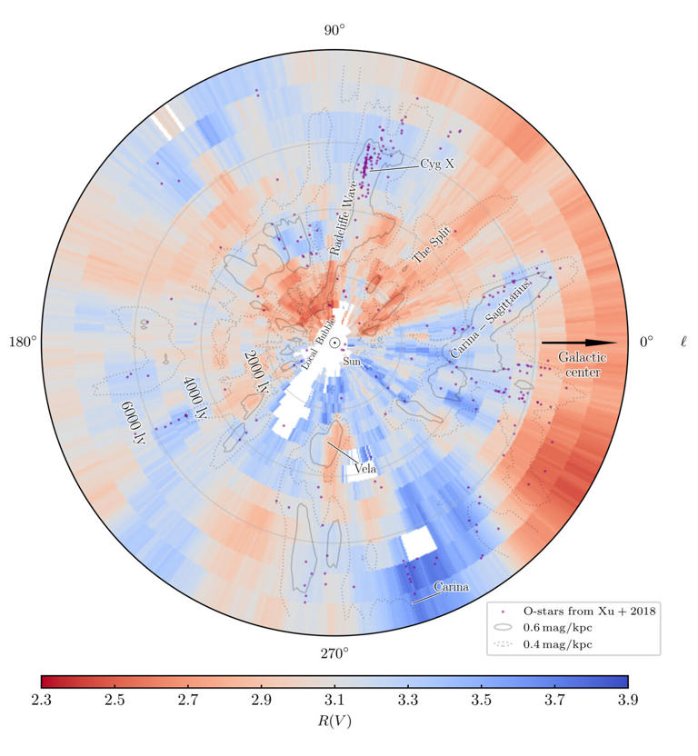 Astronomy's dirty window to space: A detailed map of dust in the Milky Way