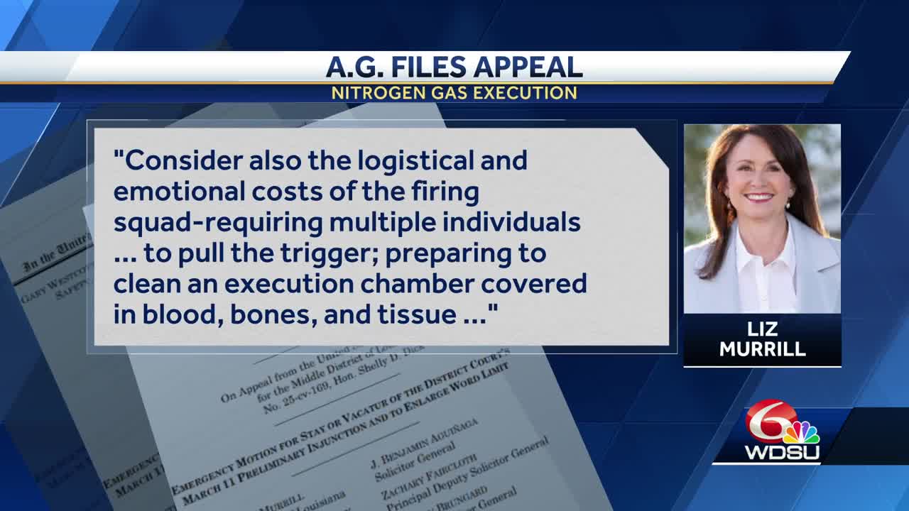 Louisiana Attorney General files appeal in execution case