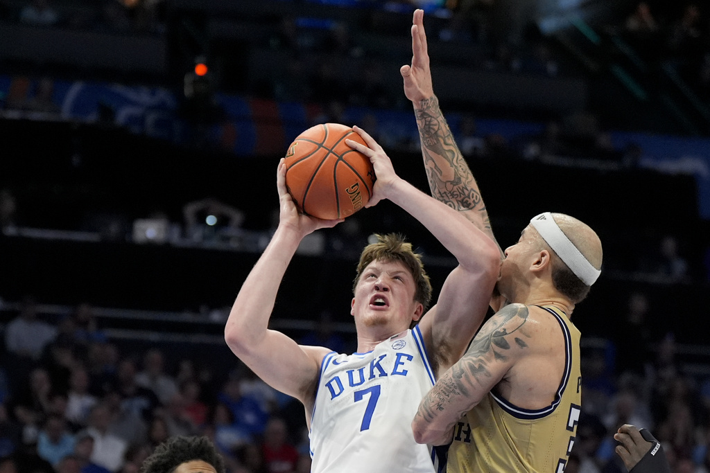 No. 1 Duke beats Georgia Tech 78-70 after losing Flagg, Brown to ...