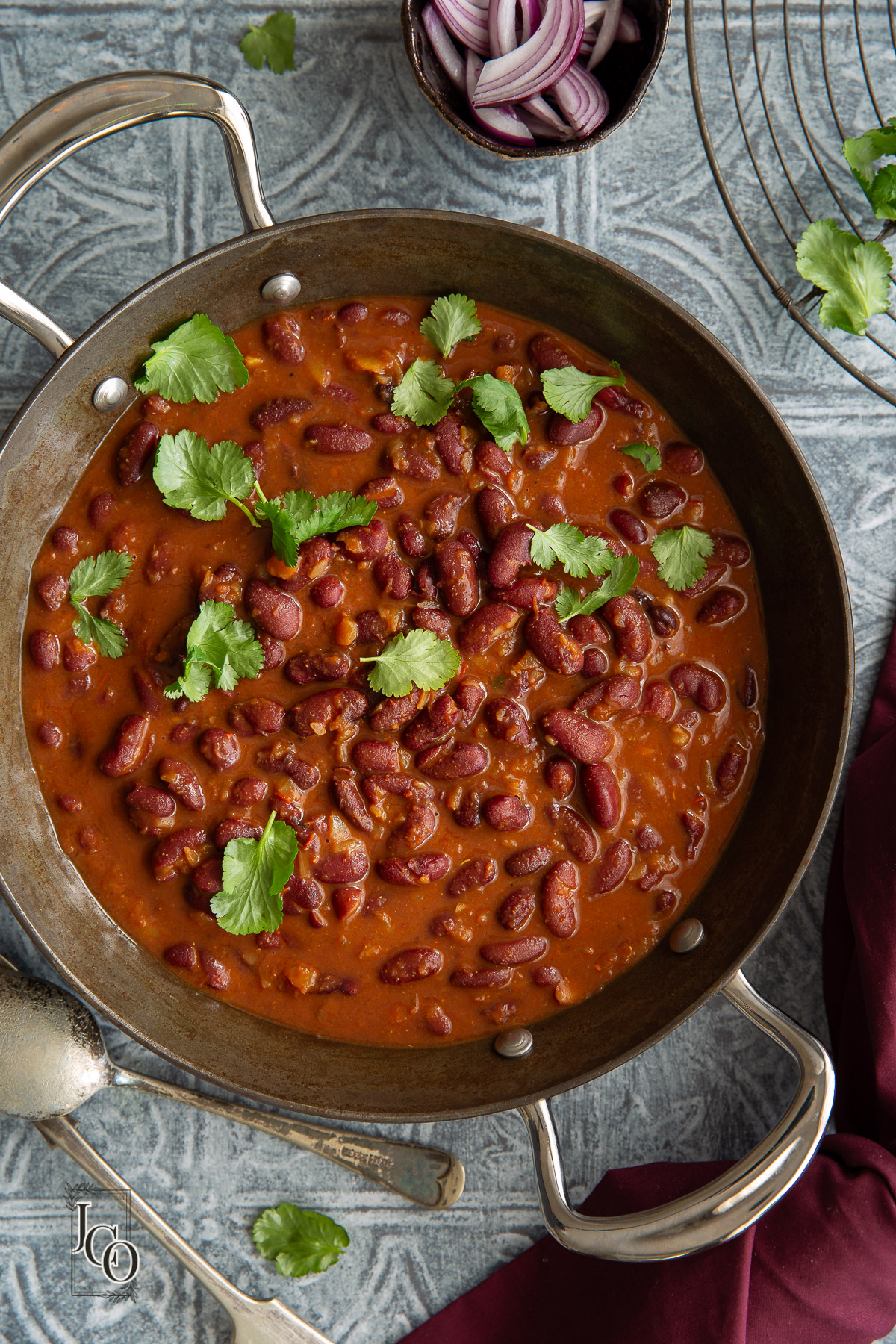 Red Kidney Bean & Coconut Curry (Maharage Na Yazi)