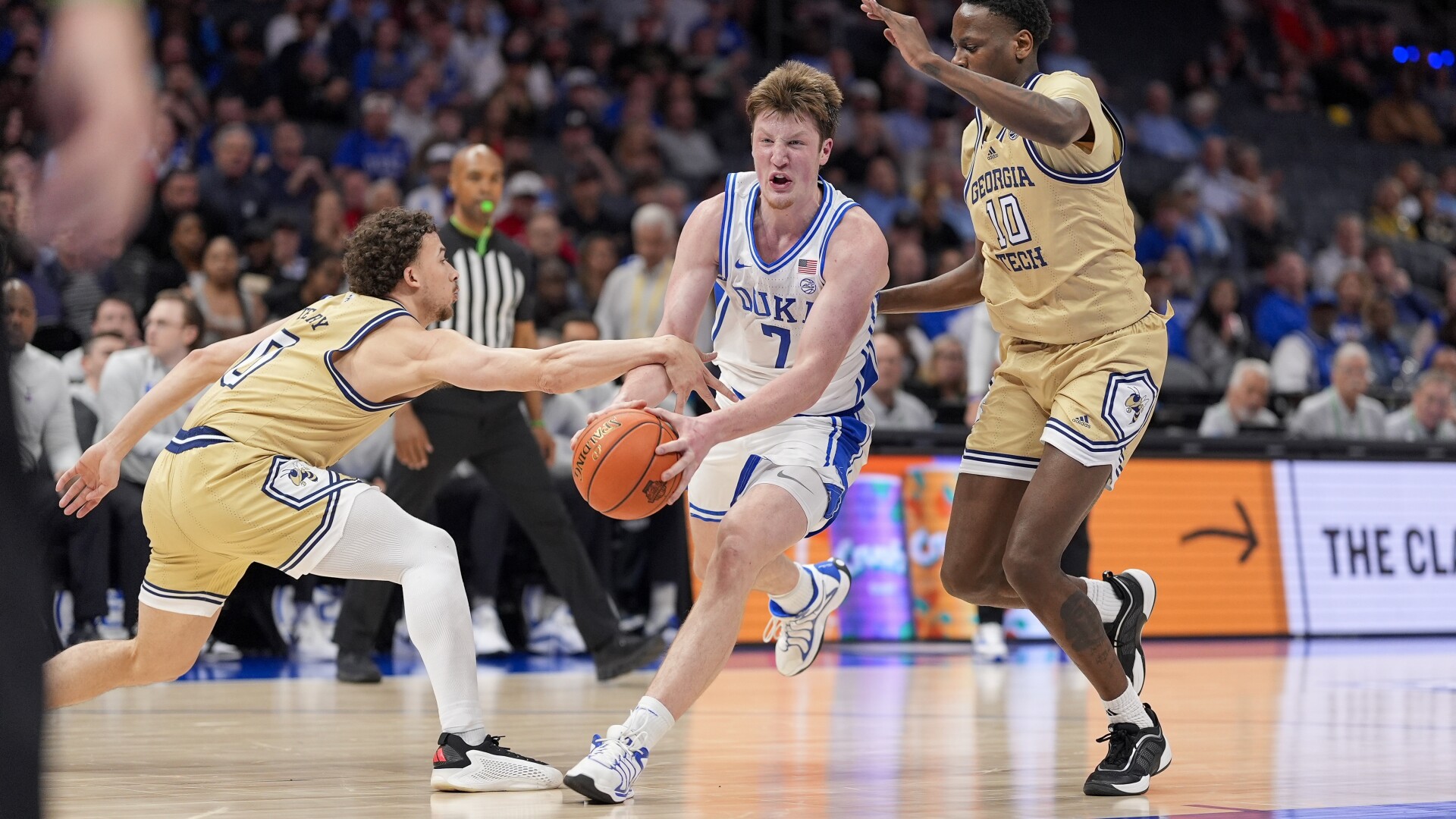 No. 1 Duke beats Georgia Tech 78-70 after losing Flagg, Brown to ...
