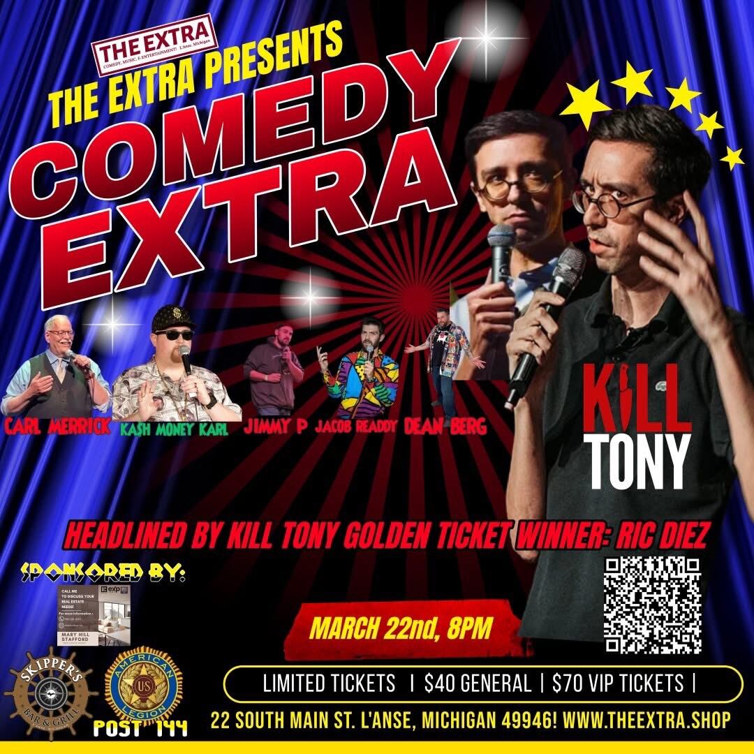 Kill Tony golden ticket winner Rick Diez to perform in L’Anse