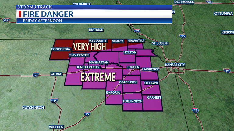 Windy and mild Friday with isolated storms possible