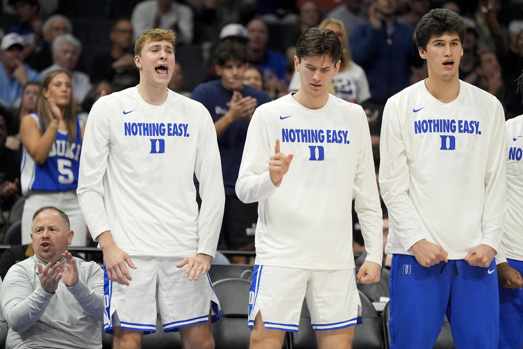 No. 1 Duke beats Georgia Tech 78-70 after losing Flagg, Brown to ...