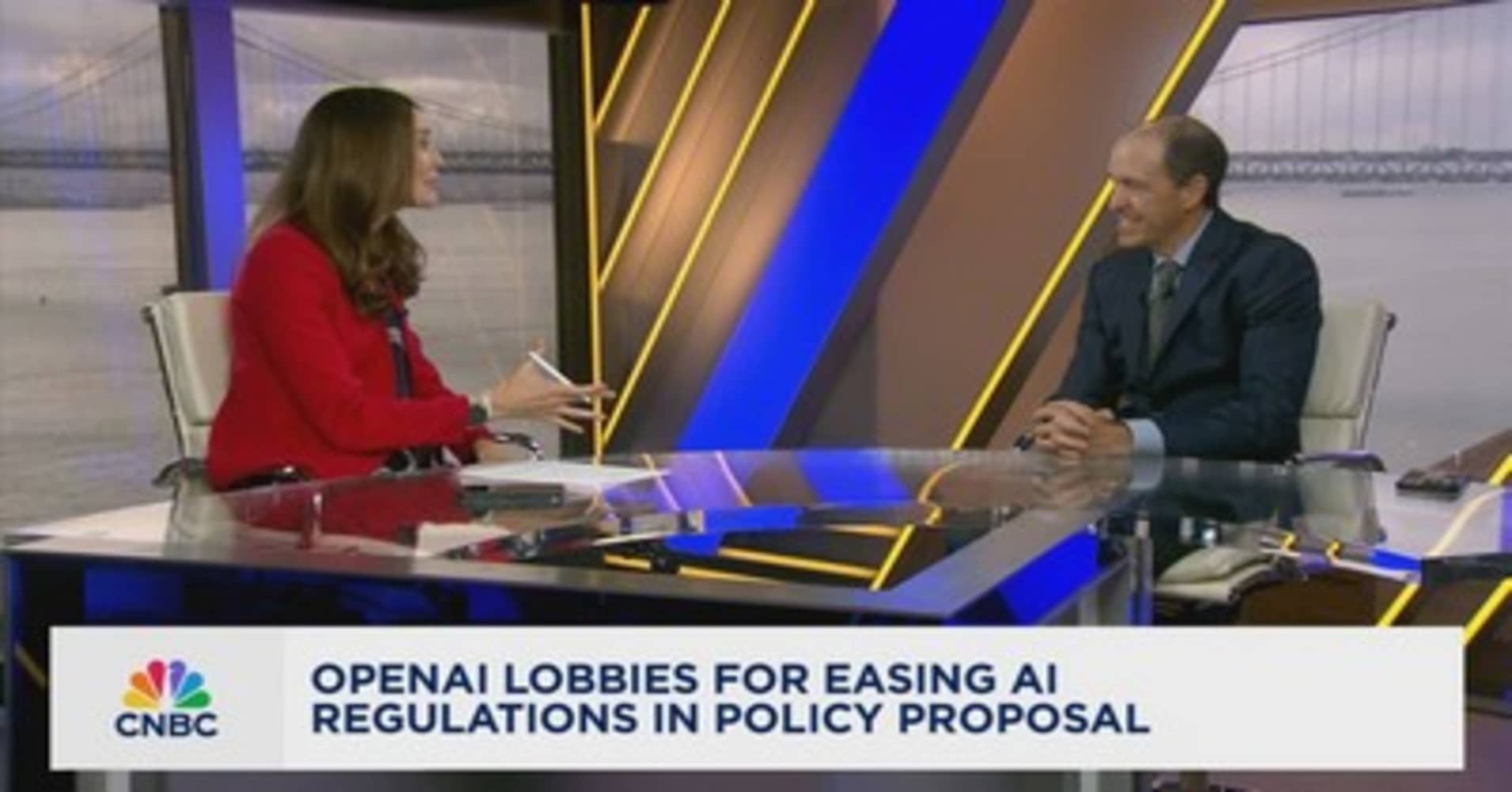 Chris Lehane on OpenAI's policy proposal for a 'democratic AI' strategy in the U.S.